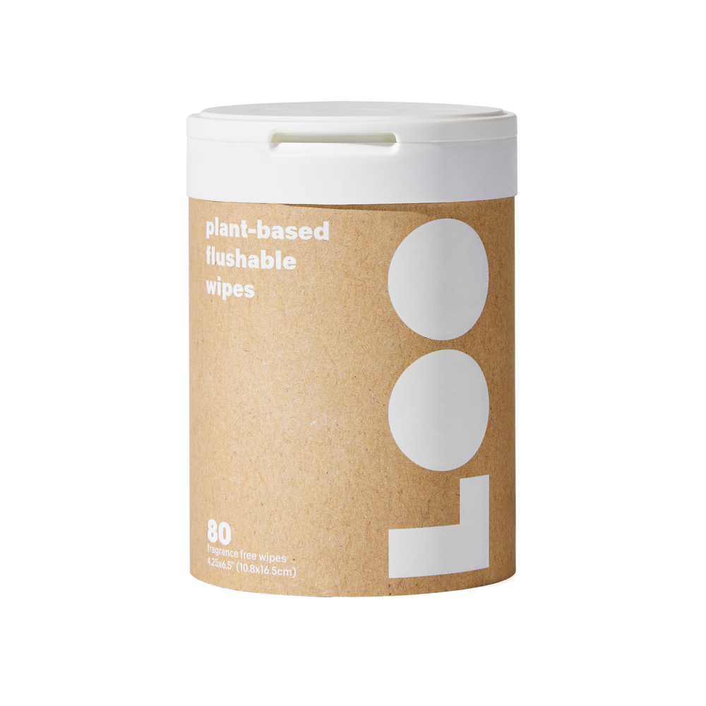 LOO - Classic Flushable Wipes Single Pack - 80 Wipes - Fragrance-Free ...